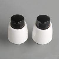 China Dispenser Pump with PP Half Over Cap Customization White Plastic Cream Pump for sale