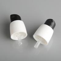 China Dispenser Pump with PP Half Over Cap Customization White Plastic Cream Pump for sale