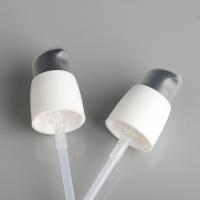 China Dispenser Pump with PP Half Over Cap Customization White Plastic Cream Pump for sale