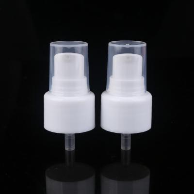 Cina Pompa del siero di plastica certificata ISO 24/410 per distributori di liquidi e creme di trattamento in vendita
