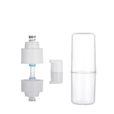 Cina Pompa di trattamento a crema a tappo completo bianca per bottiglie cosmetiche 20/410 in vendita