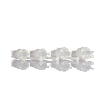 Cina 18/410 20/410 24/410 28/410 Spruzzatore di nebbia fine a ugello lungo per uso medico in plastica bianca in vendita