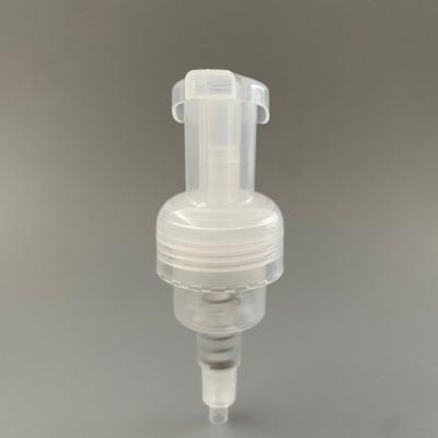 Cina Pompa di schiuma di plastica per la pulizia del corpo Sapone per la pulizia delle mani con sinistra destra bloccata bianco in vendita