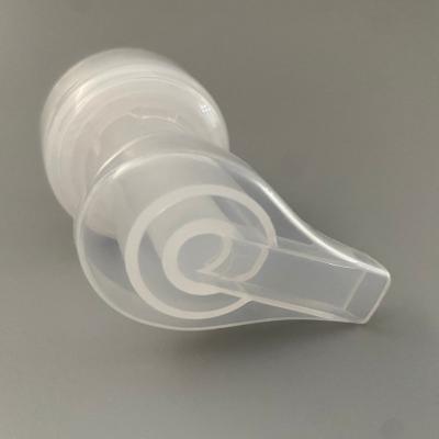Cina Pompa di schiuma di plastica per la pulizia del corpo Sapone per la pulizia delle mani con sinistra destra bloccata bianco in vendita
