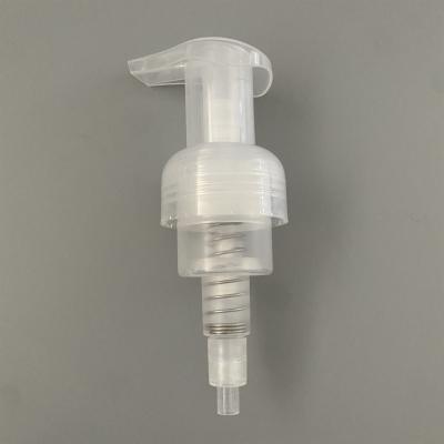 Cina Pompa di schiuma di plastica per la pulizia del corpo Sapone per la pulizia delle mani con sinistra destra bloccata bianco in vendita
