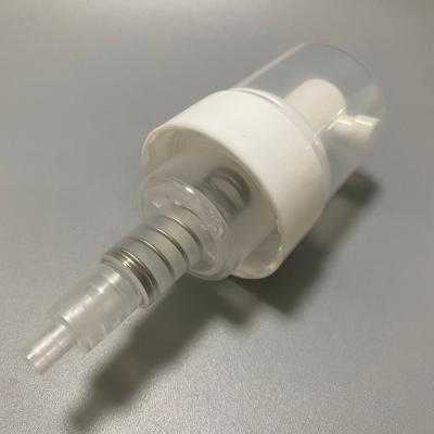 Cina Copertina trasparente Pompa di schiuma di plastica da 0,8cc Disinfettante per le mani per la pulizia Mousse PP in vendita