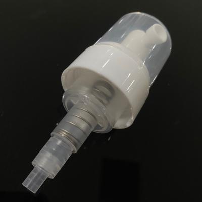 Cina Copertina trasparente Pompa di schiuma di plastica da 0,8cc Disinfettante per le mani per la pulizia Mousse PP in vendita