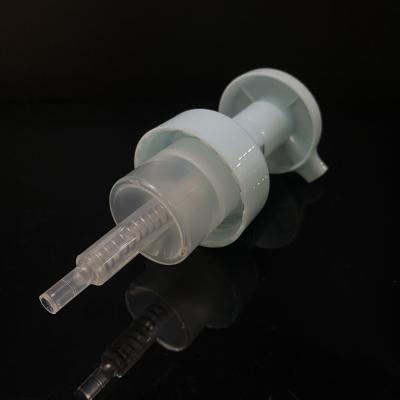 Cina Pompa di schiuma in PP da 43 mm Dispensatore di sapone spumante Pompa di plastica Sapone per il lavaggio delle mani su misura in vendita