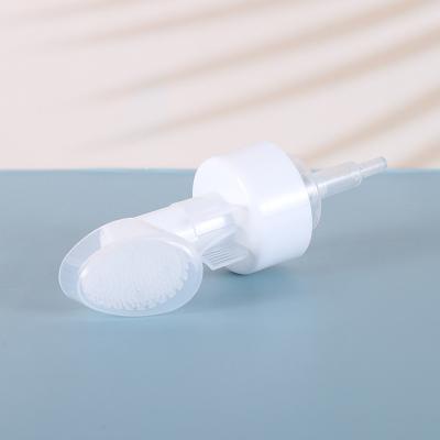 Cina Spazzola per il viso in schiuma da 43 mm Spazzola per il viso in silicone Spazzola per la pulizia del viso Spazzola per la delicata esfoliazione in vendita