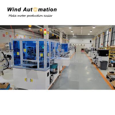 China Electrical Motor Armature Winding Machine DC Motor Rotor Assembly Line for sale