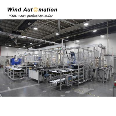China Electrical Motor Armature Winding Machine DC Motor Rotor Assembly Line for sale