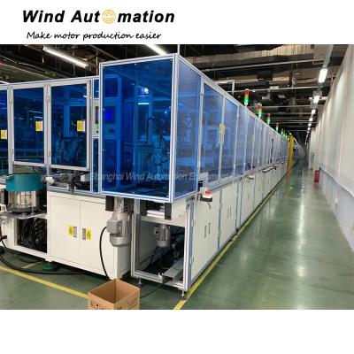 China Electrical Motor Armature Winding Machine DC Motor Rotor Assembly Line for sale