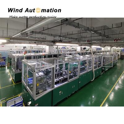 China Electrical Motor Armature Winding Machine DC Motor Rotor Assembly Line for sale
