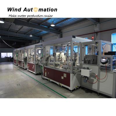 China Electrical Motor Armature Winding Machine DC Motor Rotor Assembly Line for sale