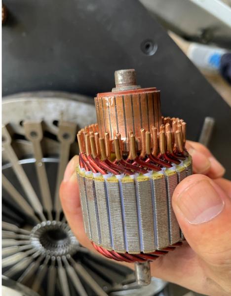 How to Press The Wire to Commutator Bar Of Starter Brazil Market