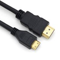 China 1080P 3D Mini HDMI To HDMI Cable Non Shielded 7.0mm Camera Hdmi Cable for sale