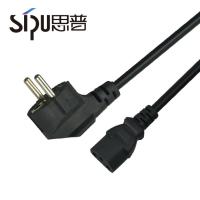 China CCC CE ROHS  Pc Power Extension Cable  Two Prong Power Cable 1mtr-2mtr for sale
