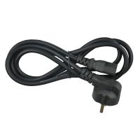 China Multipurpose Black Computer EU Power Cord Extend 1m-15m Customization for sale