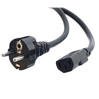 China Stranded Copper 2PIN Computer EU Power Cord Tensile Resistance for sale
