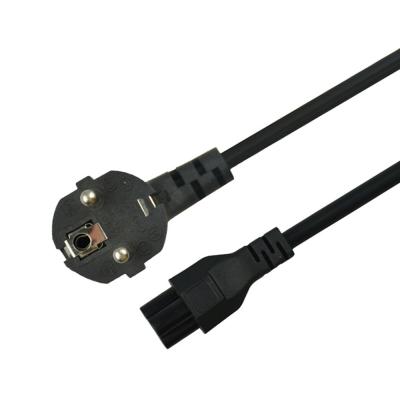 China Cordão de alimentação flexível de 2 pin Plug Ac UE 1.8m Com Certificação CE CCC à venda