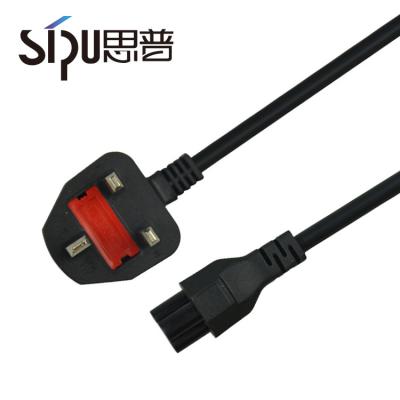 Cina SGS 3 Prong AC Power Cord 220v UK Laptop Power Cord con fusibile in vendita