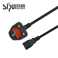 China Multipurpose Round UK Power Cord 3 Pin 110v Power Cable High Performance for sale