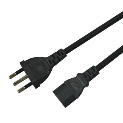 Cina 3Pin Brazil Plug Corde di alimentazione elettrica 1m 1.5m 1.8m 2m Per l'adattatore PC in vendita