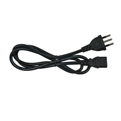 Cina 3Pin Brazil Plug Corde di alimentazione elettrica 1m 1.5m 1.8m 2m Per l'adattatore PC in vendita