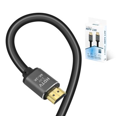 China Premium Grijze 24K Goud geplatte 1080P 3D 4k HDMI kabel, geschikt voor PS5 Laptop 1.5M Te koop
