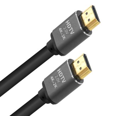 China Premium Grijze 24K Goud geplatte 1080P 3D 4k HDMI kabel, geschikt voor PS5 Laptop 1.5M Te koop