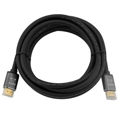 China Premium Grijze 24K Goud geplatte 1080P 3D 4k HDMI kabel, geschikt voor PS5 Laptop 1.5M Te koop