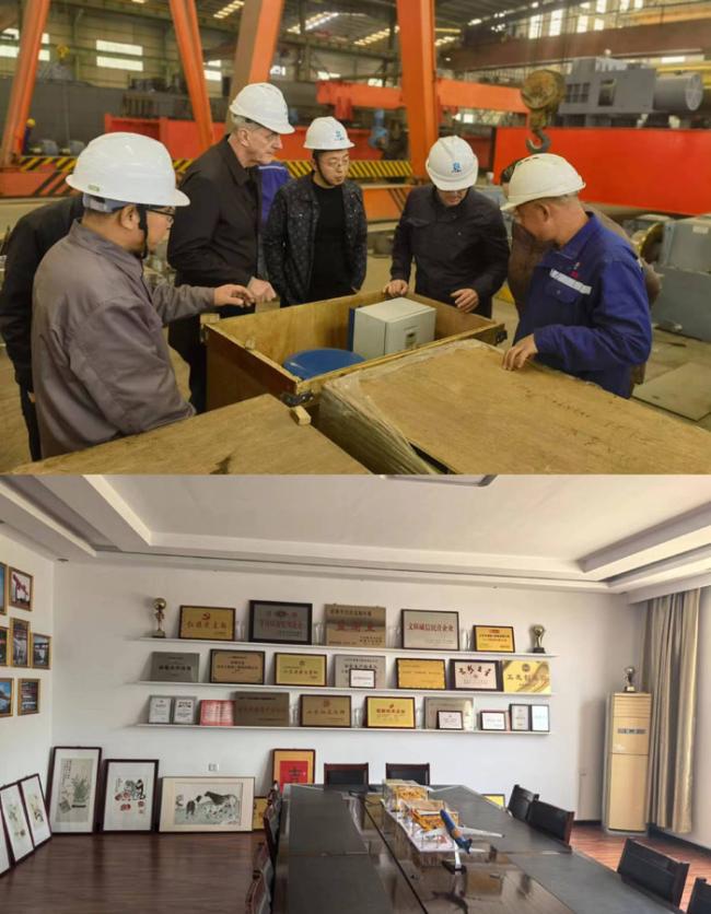 Lucheng Single Beam Crane in industrial setting