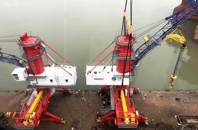 China 100ton-600ton Grab Type Ship Unloader Container Terminal Crane for sale