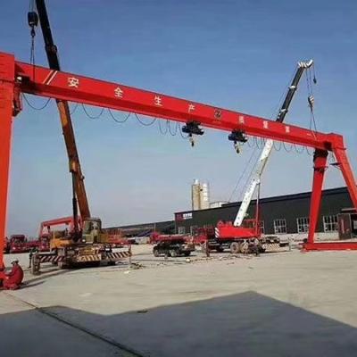 China 10 15 20 Ton Single Beam Gantry Crane 20m Lifting Overhead Gantry Crane for sale