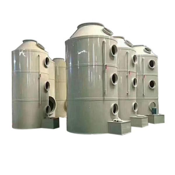 Quality PP Material Spray Tower Wet Scrubber For Extraction Waste Gas Absorption Tower for sale