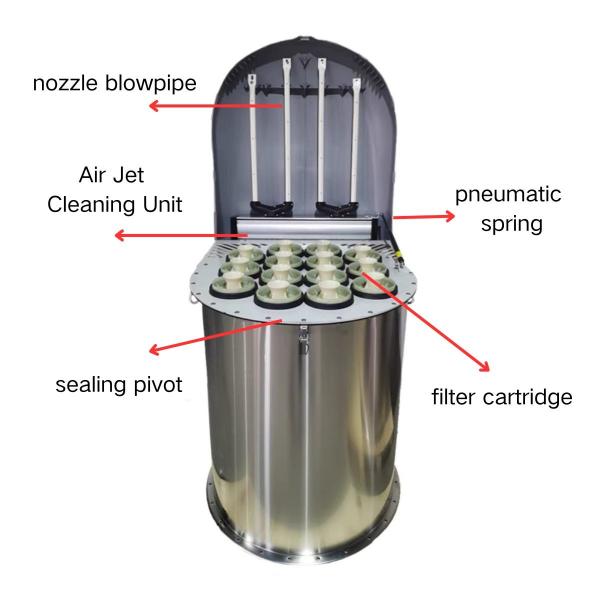 Quality Silo Top Dust Collector Pulse Dust Collector A Duster Industrial Cyclone Dust Collector for sale
