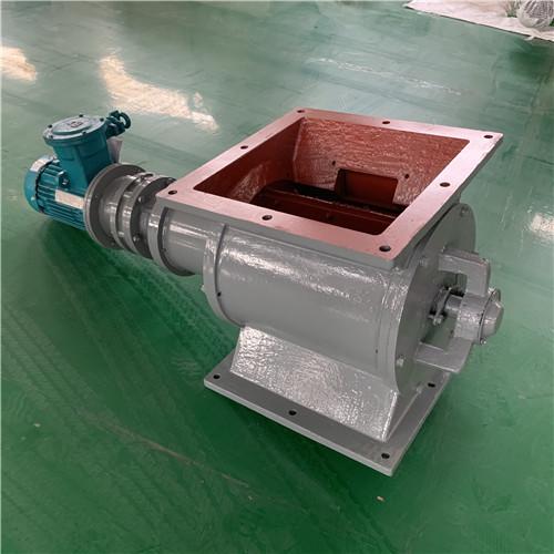 Quality Motorized Rotary Valve Electric Impeller Feeder Dust Unload Discharge Airlock for sale