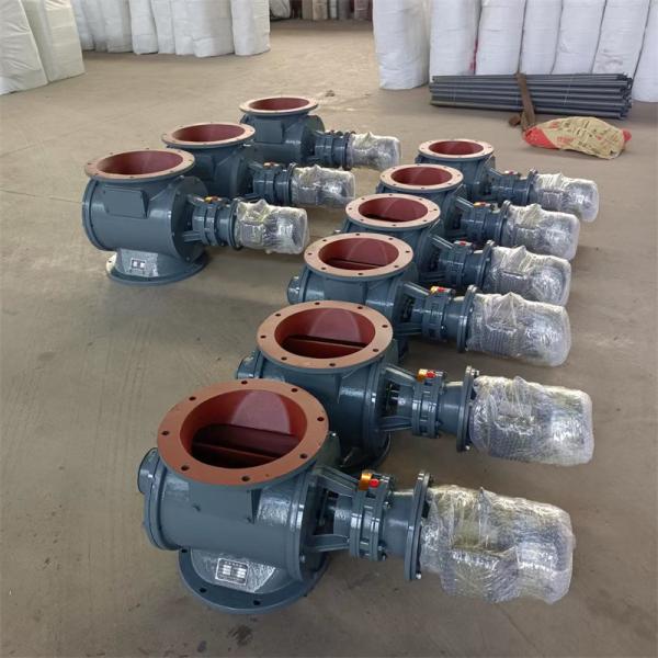 Quality Star Shaped Unloader Machine Rotating Discharge Valve Electric Ash Discharge for sale