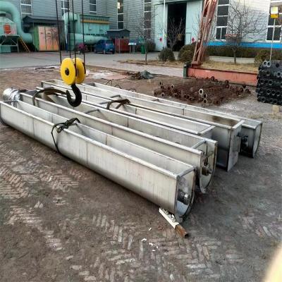 China Medisch afval 304 roestvrij staal schroefloos transportband 400~5000 kg/uur Te koop