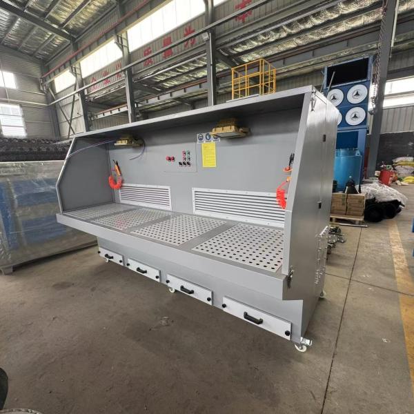 Quality Industrial Workshop Cutting Grinding Downdraft Dust Collector Sanding Table Polishing Downdraft Workbench for sale