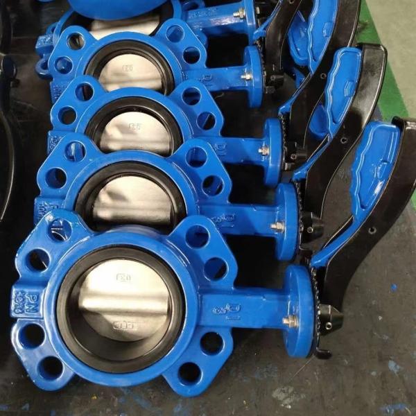 Quality DN100 Stainless Steel Butterfly Valve All Purpose PTFE And Vinyl  With Durable Clamp for sale
