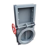 Quality Open Closed Type Manual Knife Gate Valve Flange Cast Steel Wafer Knife Gate for sale