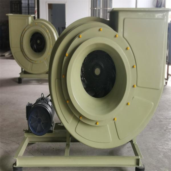 Quality FRP Centrifugal Fan 18.5KW Siemens Motor Dust Removal Fan 1000-15000 M3/H for sale