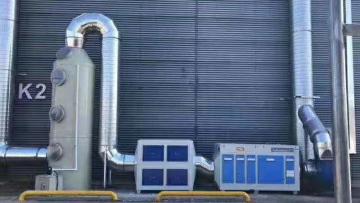 Activated carbon adsorption box exterior view