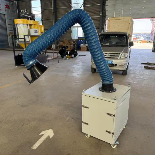 Quality Industrial Dust Collector Portable Welding Fume Extractor With Suction Arm for sale