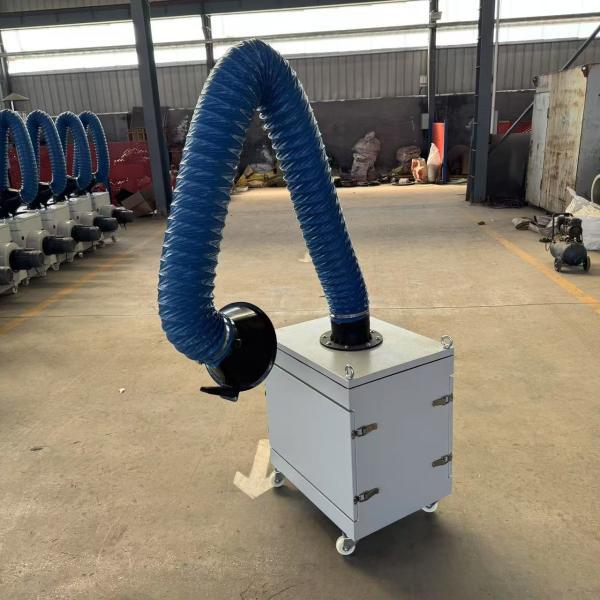 Quality 220V Arm CE Portable Mobile Welding Fume Smoke Dust Collector Fume Extractor for sale
