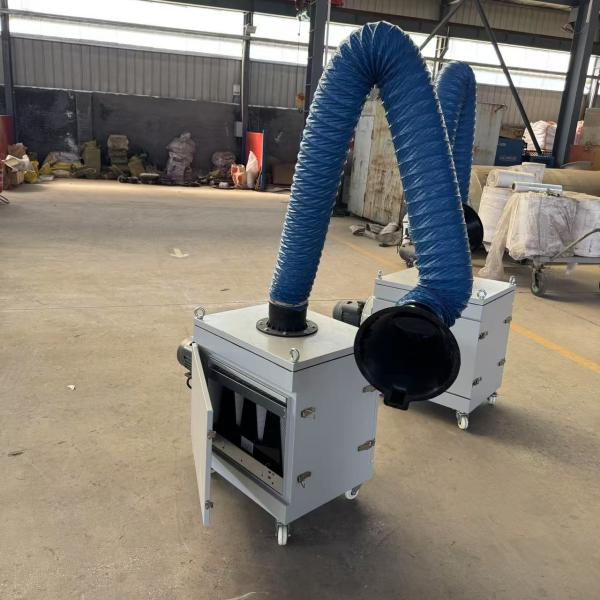 Quality One / Two Arm Automatic Cleaning Welding Smoke Exhaust System Welding Fume Dust for sale