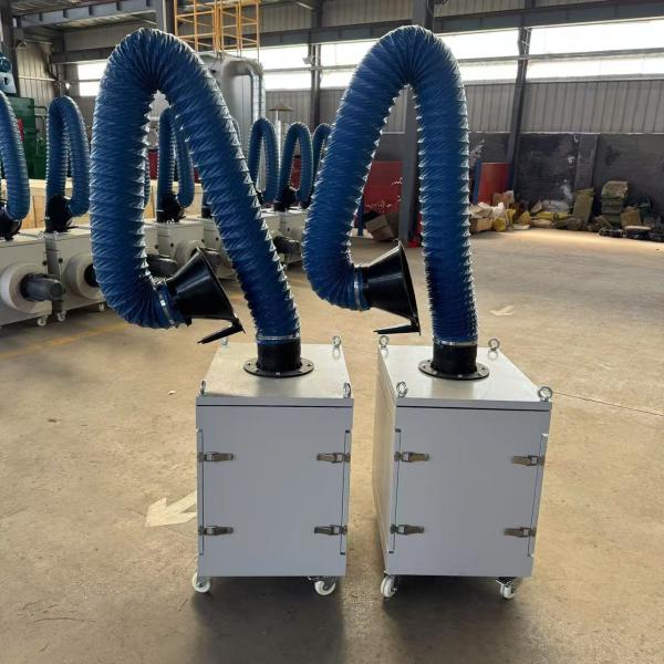 Quality One / Two Arm Automatic Cleaning Welding Smoke Exhaust System Welding Fume Dust for sale