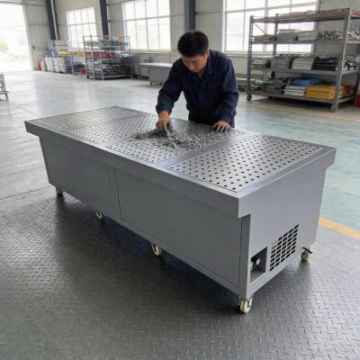 China 2.2kw/3kw Downdraft Grinding Table Dust Collector with Cartridge Filter For Industrial Dust Removal for sale