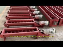 Conveying Equipment LS315U Industrial Screw Conveyor Pipe Material Conveyor Auger